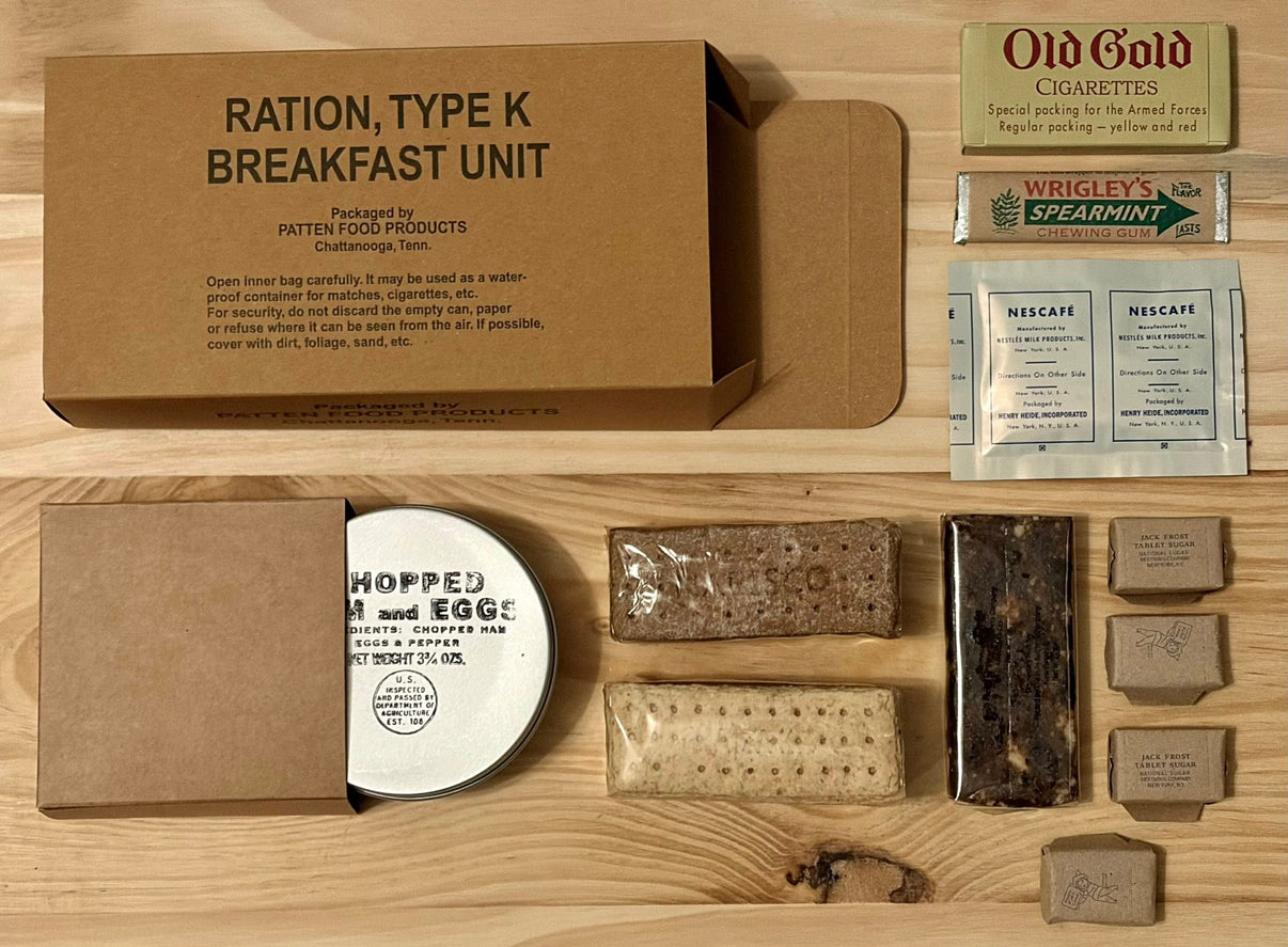 WWII US Army - K Ration - Mid War Type - Complete and Ready to Eat ...
