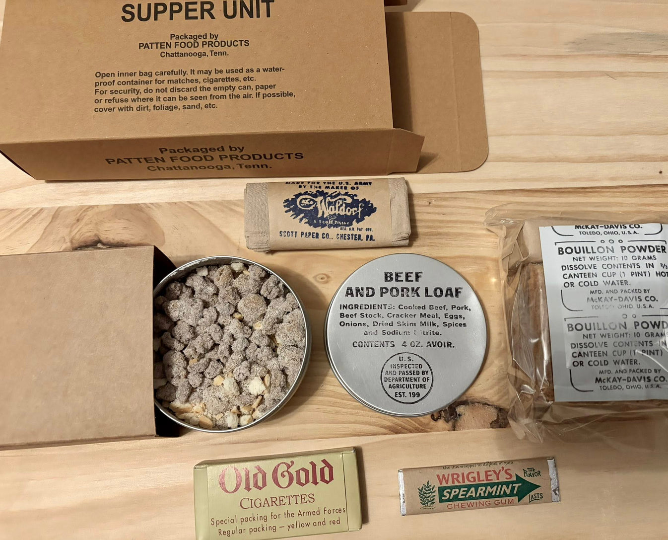 WWII US Army - K Ration - Mid War Type - Complete and Ready to Eat ...
