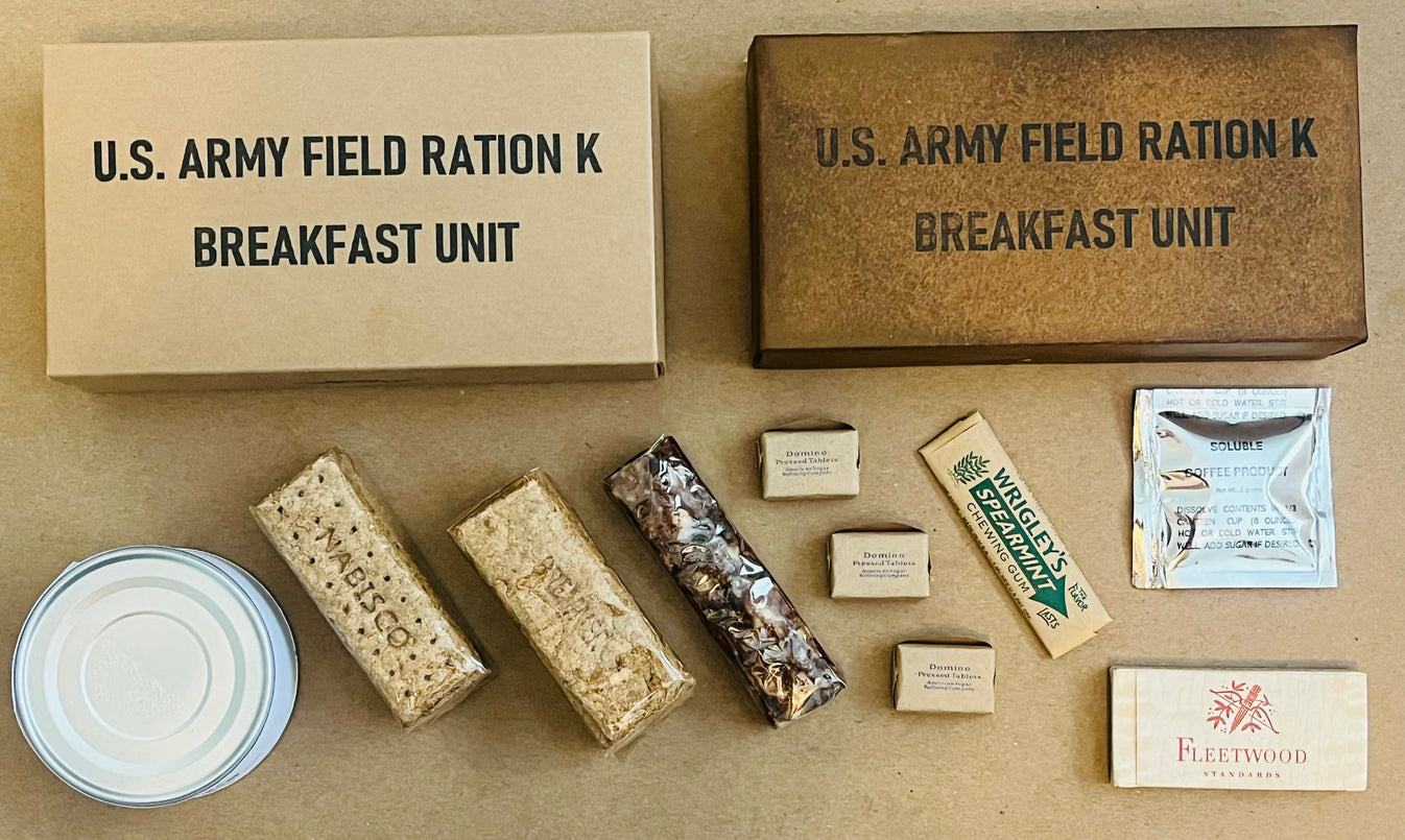 WWII US Army Early War K Ration and Edible Contents – Hero Rations