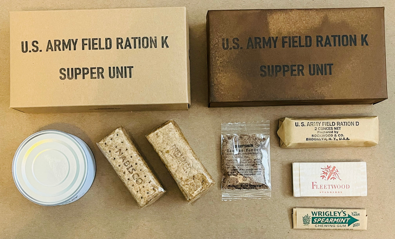 WWII US Army Early War K Ration and Edible Contents – Hero Rations