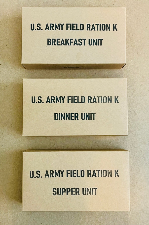 WWII US Army - K Ration - Early War Type - Complete and Ready to Eat ...