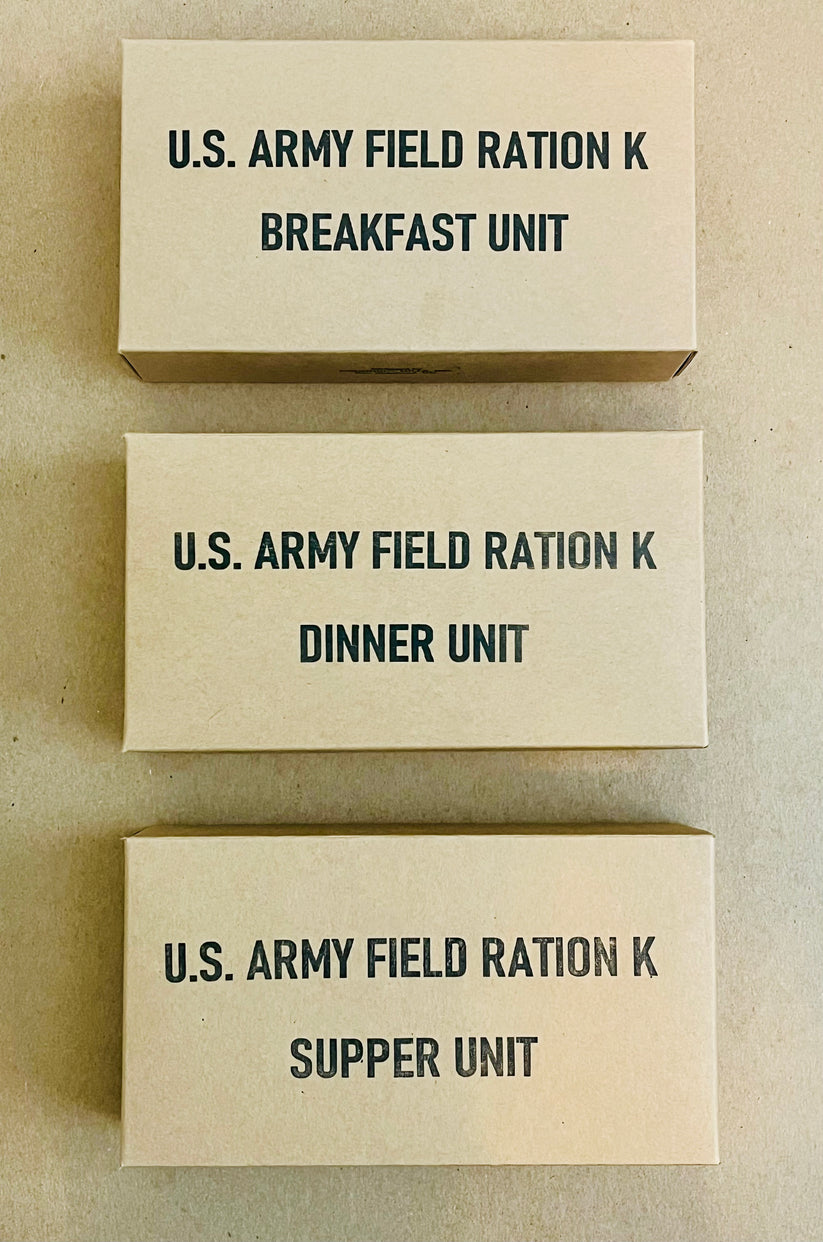 WWII US Army - K Ration - Early War Type - Complete and Ready to Eat ...