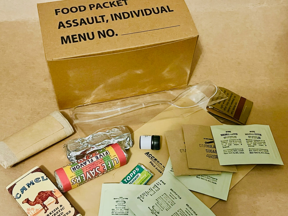 Korean War US Army - Food Packet, Individual, Assault - Complete and R ...