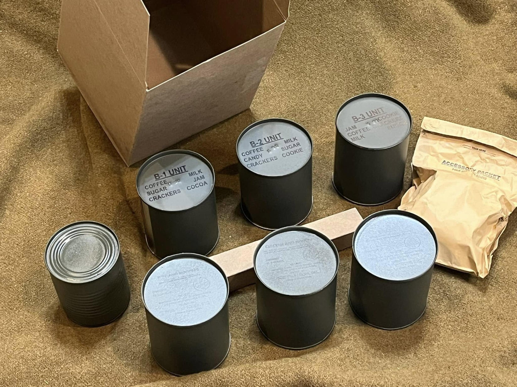 Korean War US Army - Ration, Individual, Combat (RIC) (1951-1953 ...