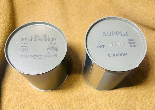 WWII US Army Late War C Ration - Completely Edible Reusable B and M Un ...