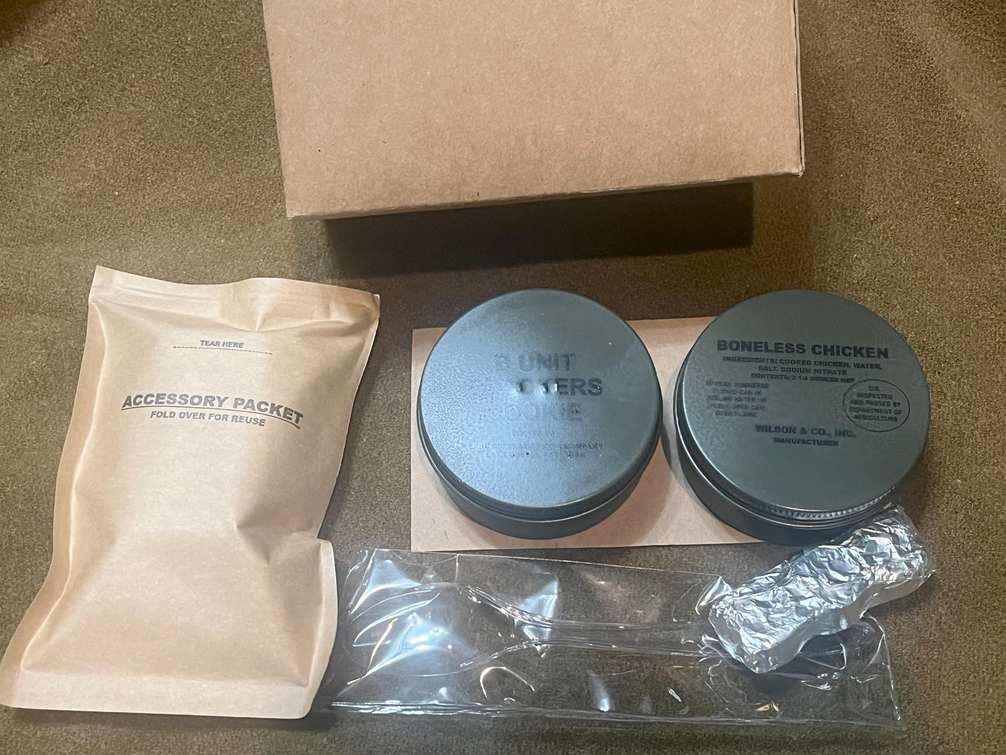 Fully Edible Korean War Food Packet, Individual, Assault – Hero Rations